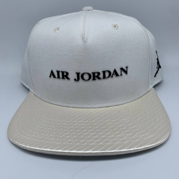Jordan | Accessories | Air Jordan Pearl White Jumpman Hat Snapback Cap ...